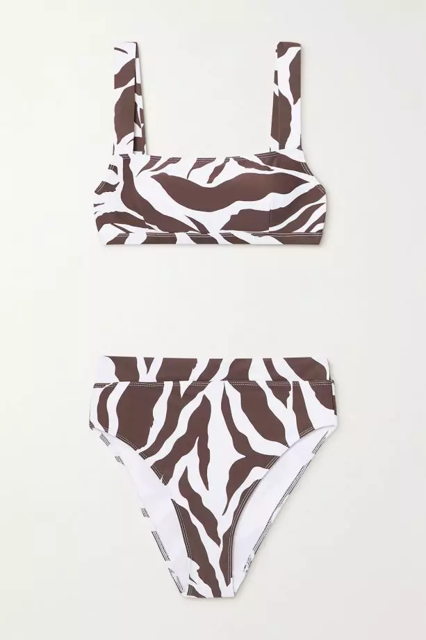 zebra print bikini, labing maayo nga bikini