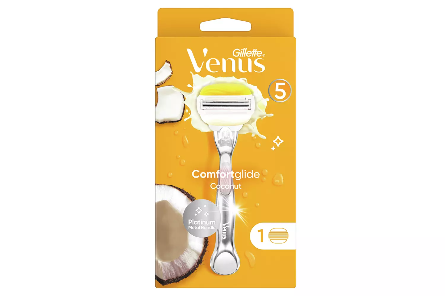 Gillette Venus Comfortglide Coconut with Olay Platinum Razor - Earth day beauty