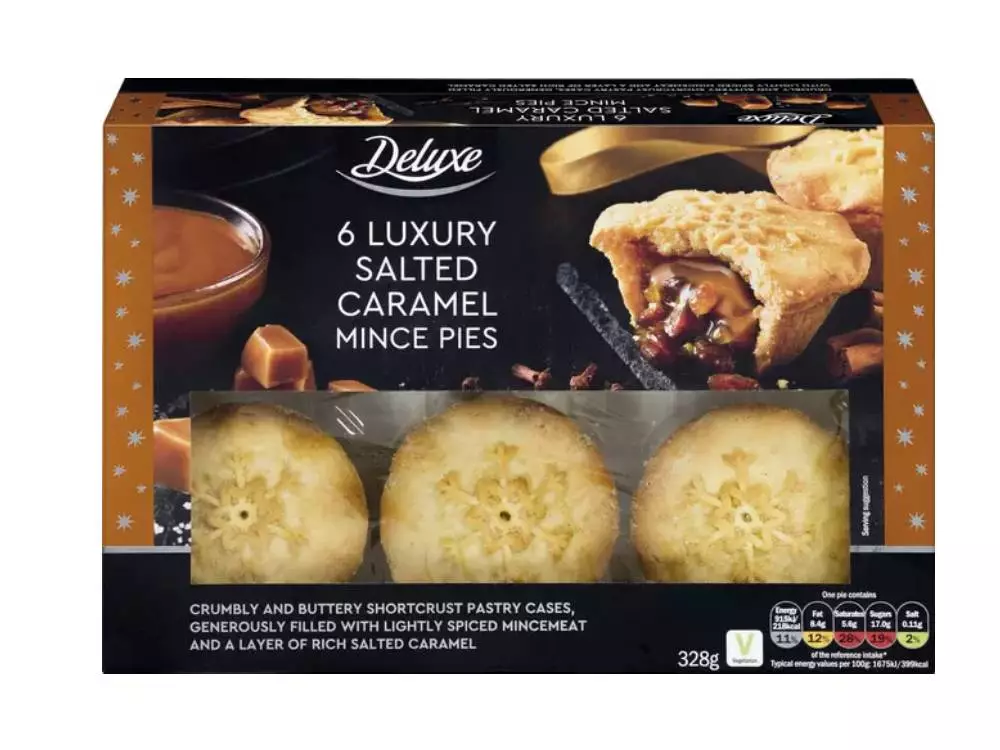 lidl christmas range asin karamel mince pie