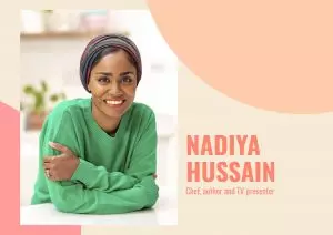 A cociñeira e autora Nadiya Hussain