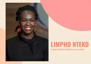 Limpho Nteko, urlabhraí mothers2mothers i Leosóta