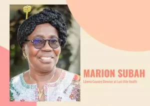 Marion Subah, Last Mile Health kompaniyasining Liberiya bo'yicha direktori