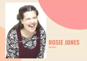 Fear grinn Rosie Jones