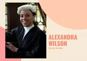 Die junge Rechtsanwältin Alexandra Wilson