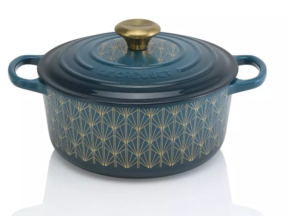 “Le Creuset Art Deco Kasserole Pot”