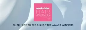 Marie Claire UK Hair Awards 2021 borði