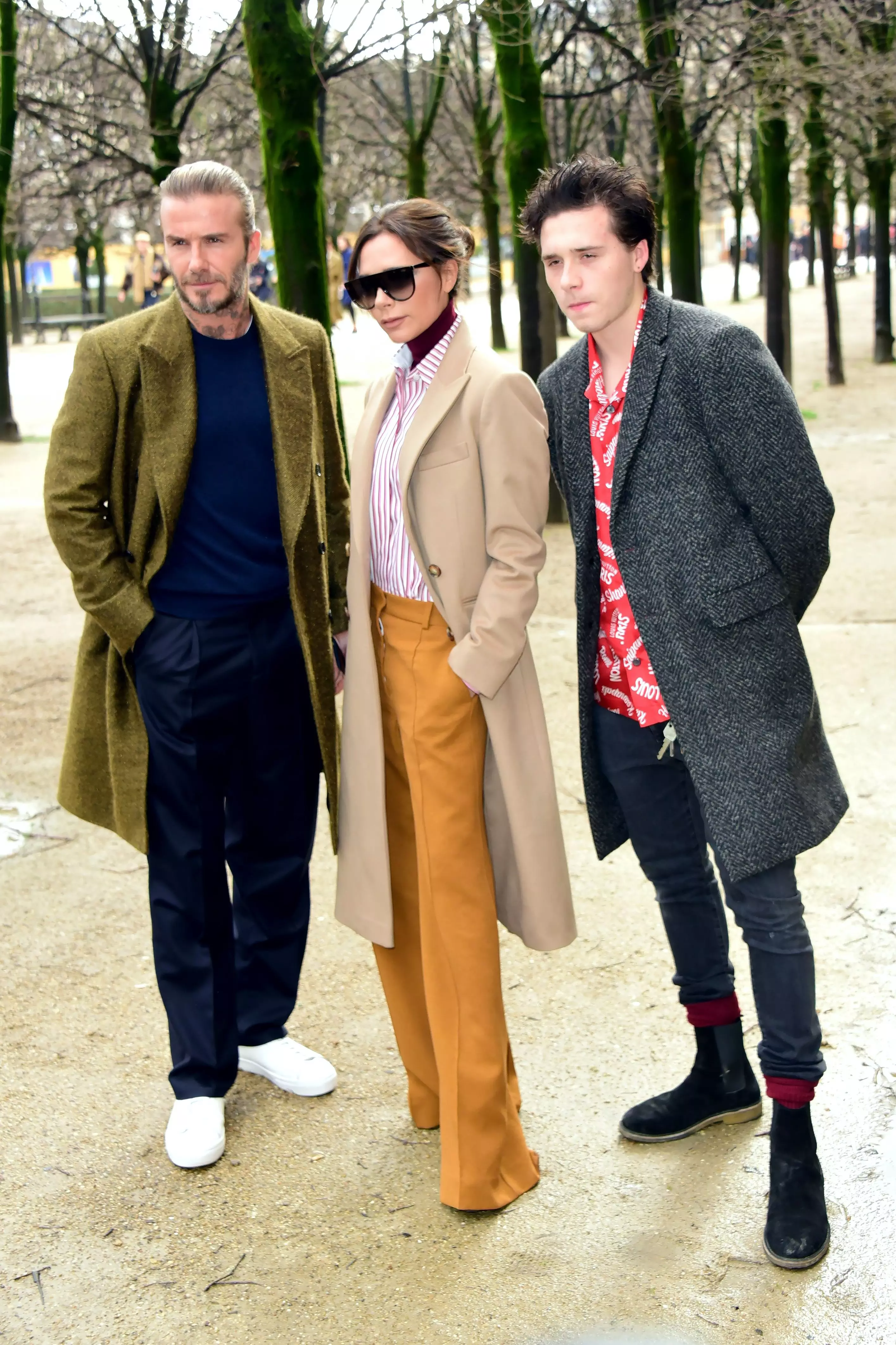 David Beckham, Victoria Beckham in Brooklyn Beckham