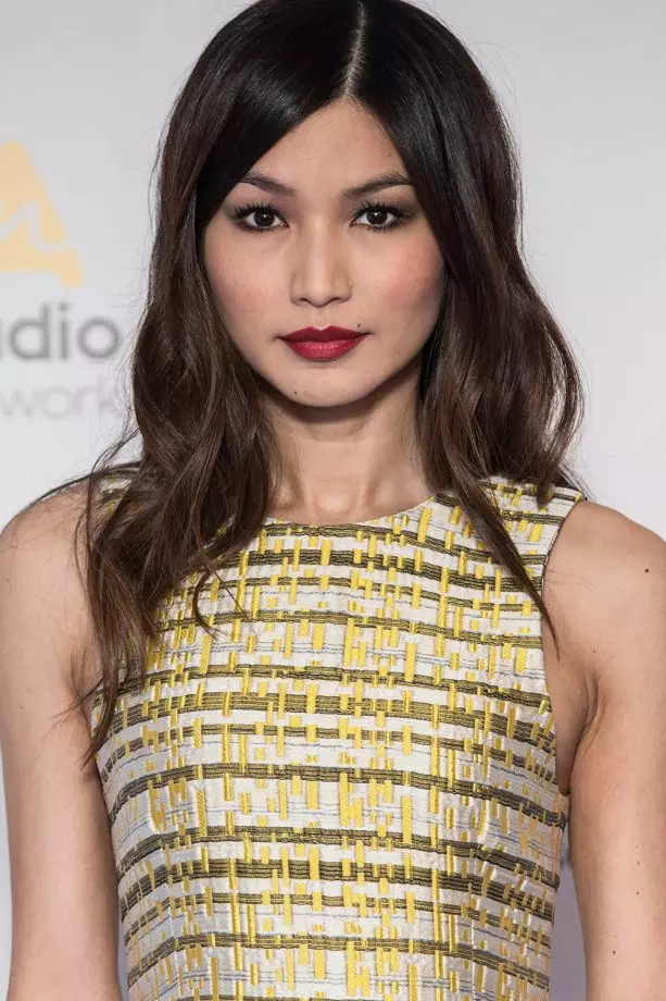 brunette hairstyles Gemma Chan