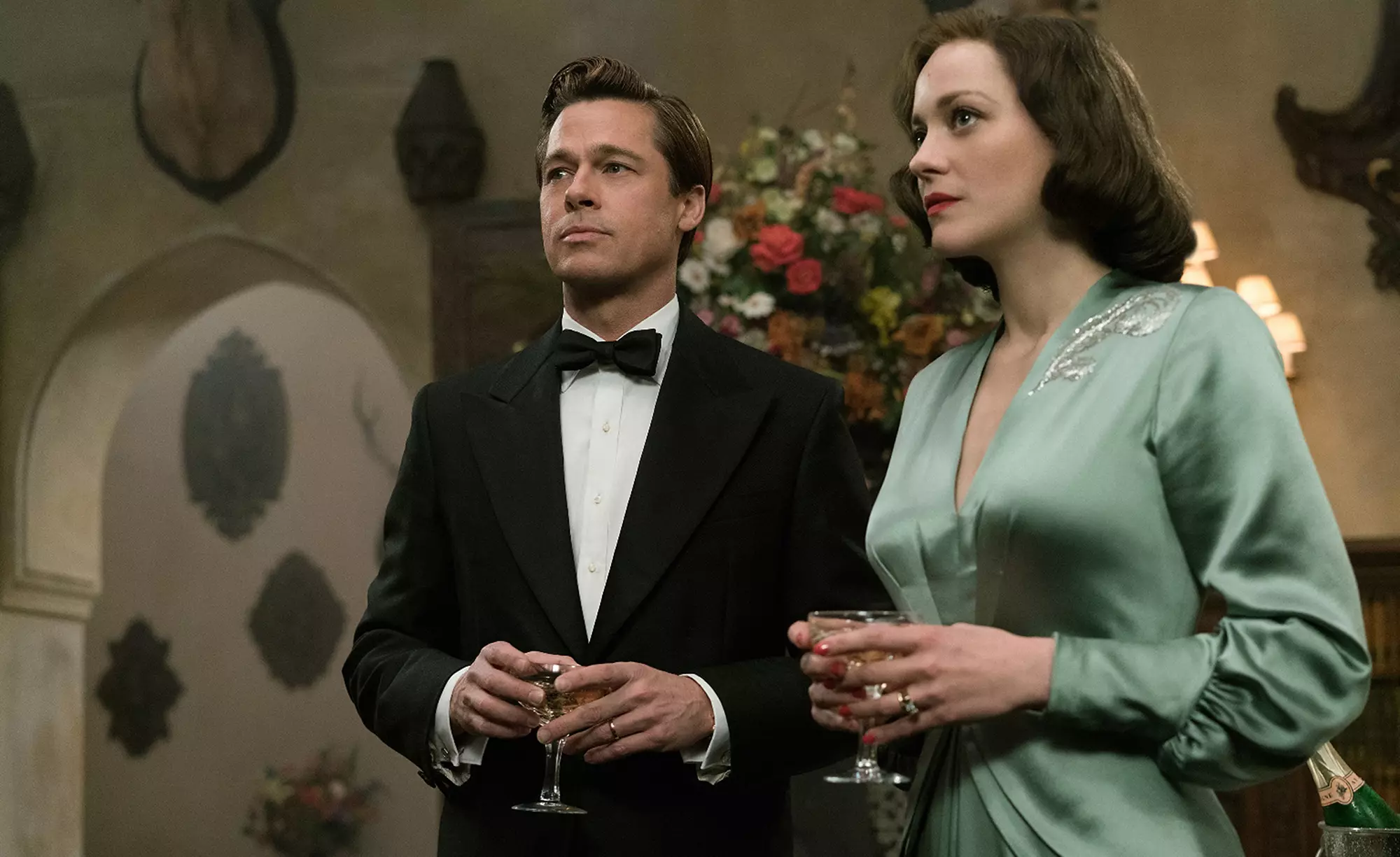 Marion Cotillard Brad Pitt Allied