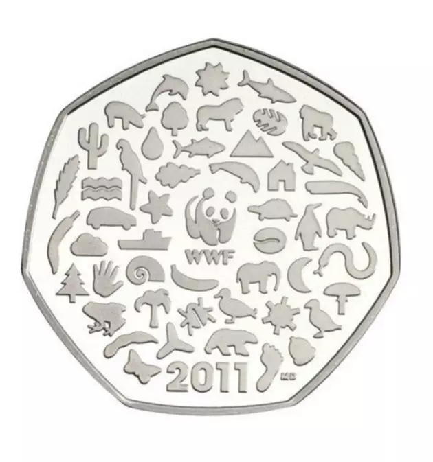 מטבעות נדירים של 50p WWF