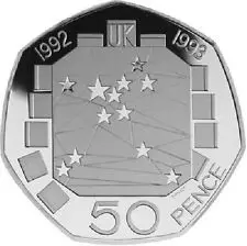 monede rare de 50p EC