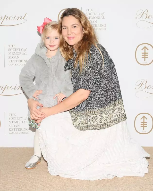 Drew Barrymore ir jos dukra yra vienas kito įvaizdis 22778_2