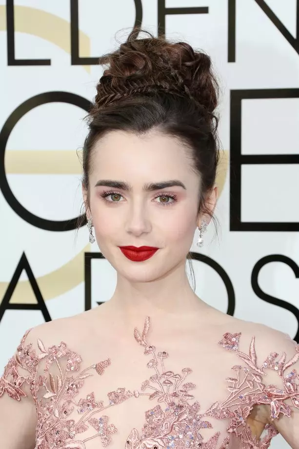 makeup rambut kageulisan Golden Globes