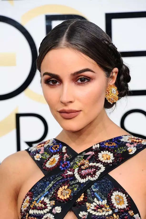 makeup rambut kageulisan Golden Globes