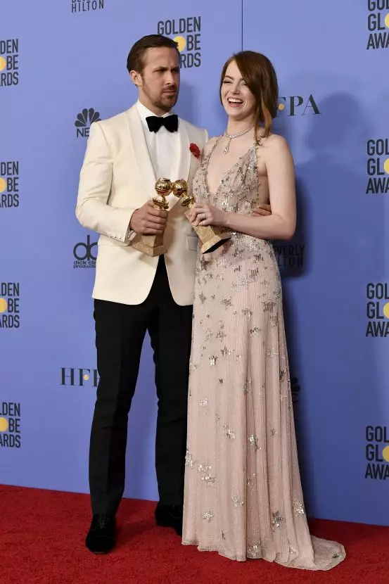 ganadores de la película globos de oro la la land