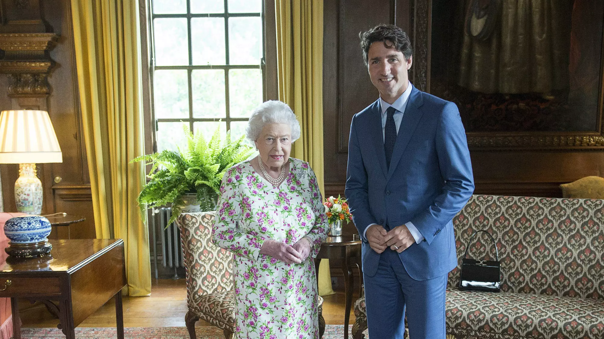 Justin Trudeau rainha