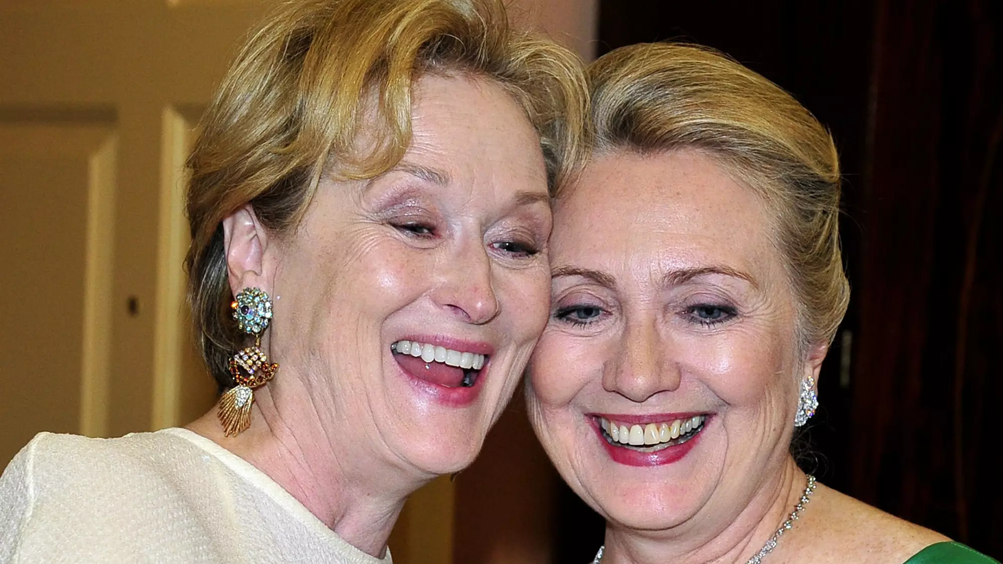 Meryl Streep en Hillary Clinton