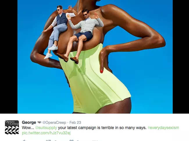 Marka e veshjeve mashkullore shqetësohet për fushatën e marketingut 'seksiste' 24432_7