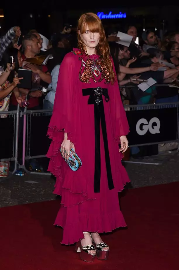 Florence Welch, tuzo za GQ Men of the year, Red Carpet