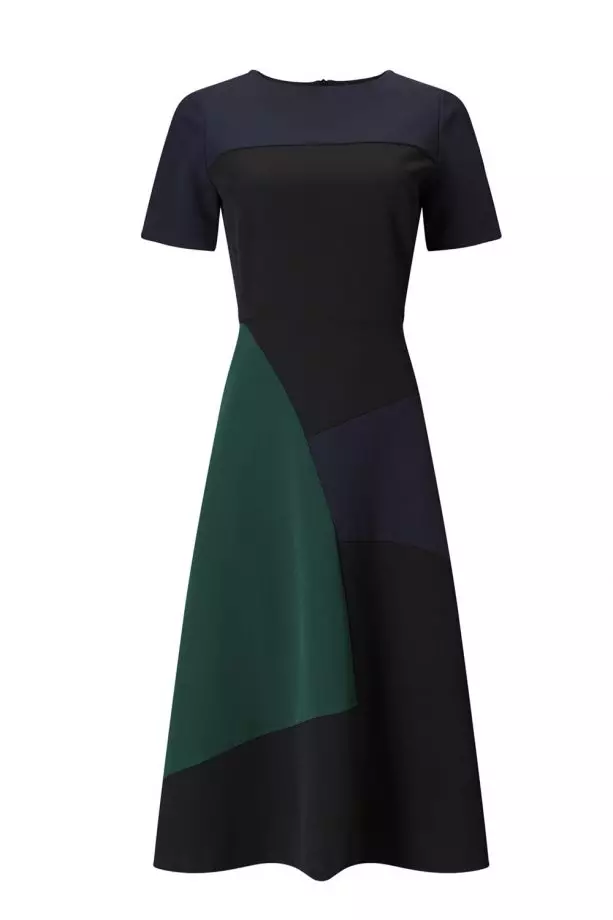 Rosie A 라인 컬러 블록 드레스, £99
