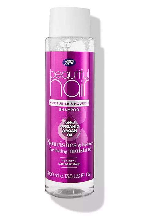 Boots Beautiful Hair Moisturise & Nourish Shampoo 400ml