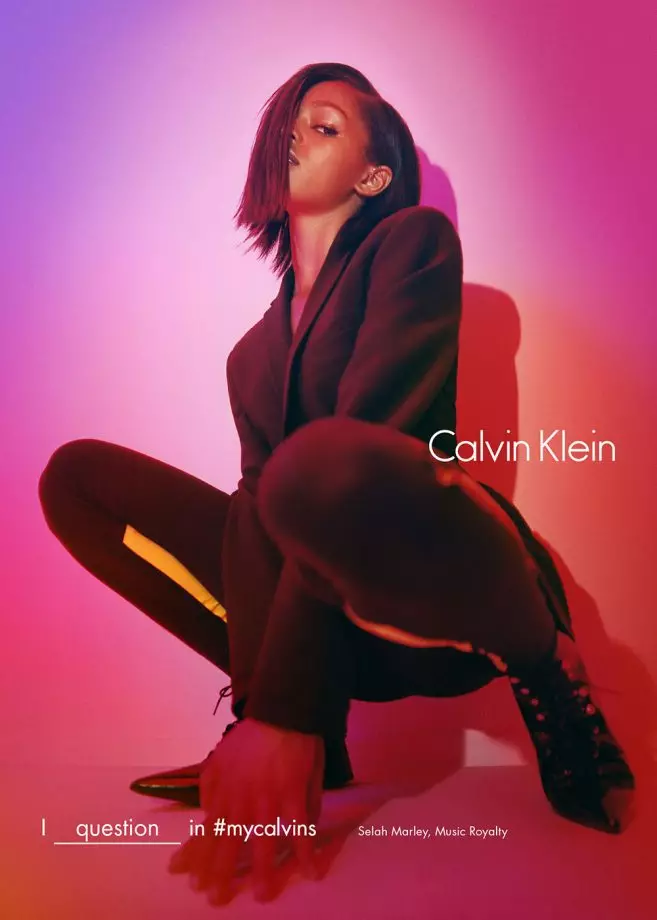 Fushata reklamuese Selah Marley, Calvin Klein AW16