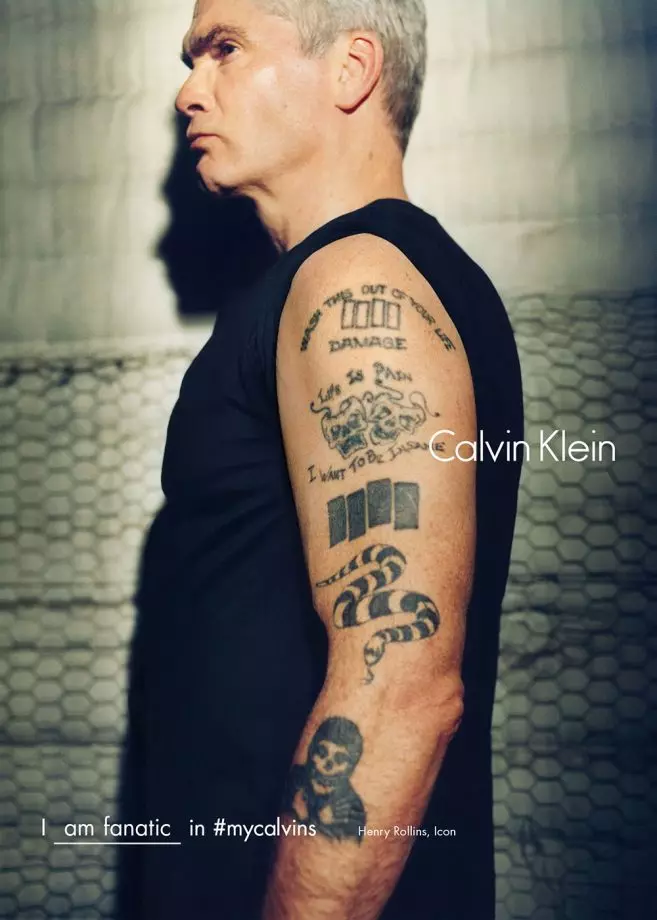 Fushata reklamuese Henry Rollins, Calvin Klein AW16