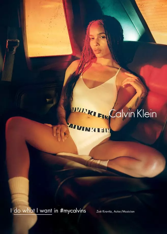 Zoe Kravitz, Calvin Klein AW16 Ad Campaign