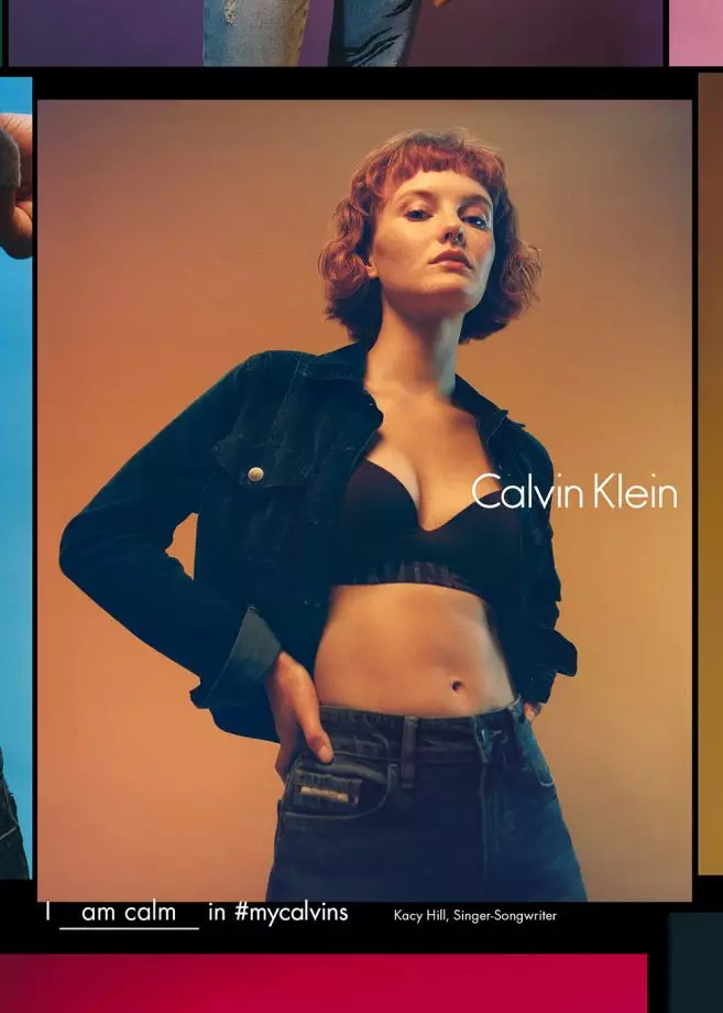 Fushata reklamuese Kacy Hill, Calvin Klein AW16