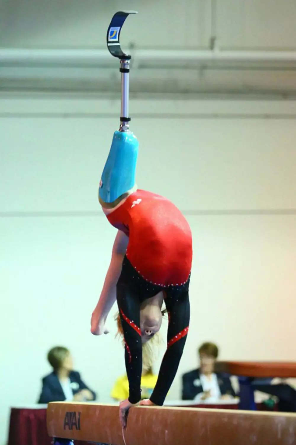 Amputeret gymnast Kate Foster om at konkurrere, mens han er handicappet 26262_1