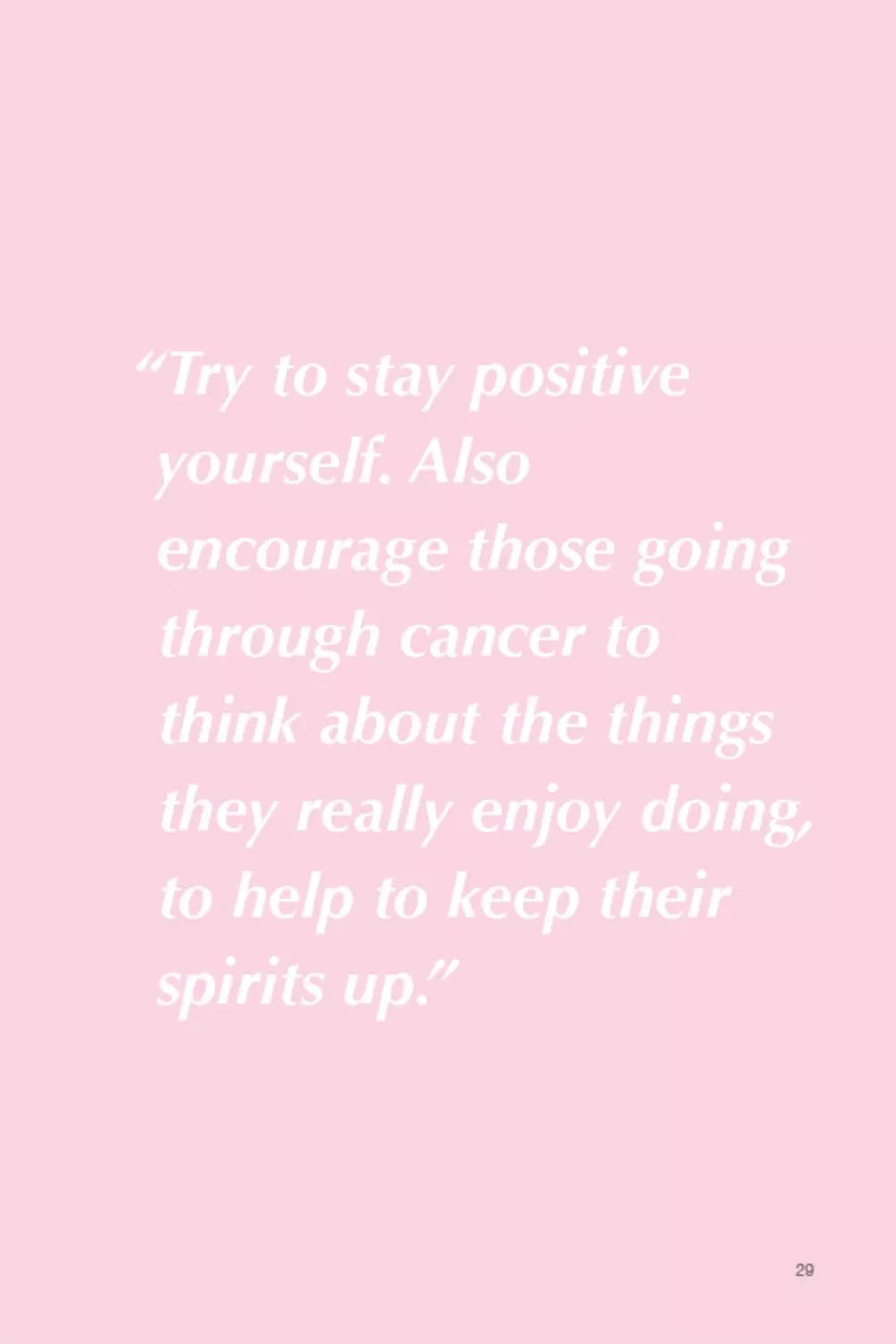 Estee Lauder-kampanj: Citat om bröstcancer 26294_3