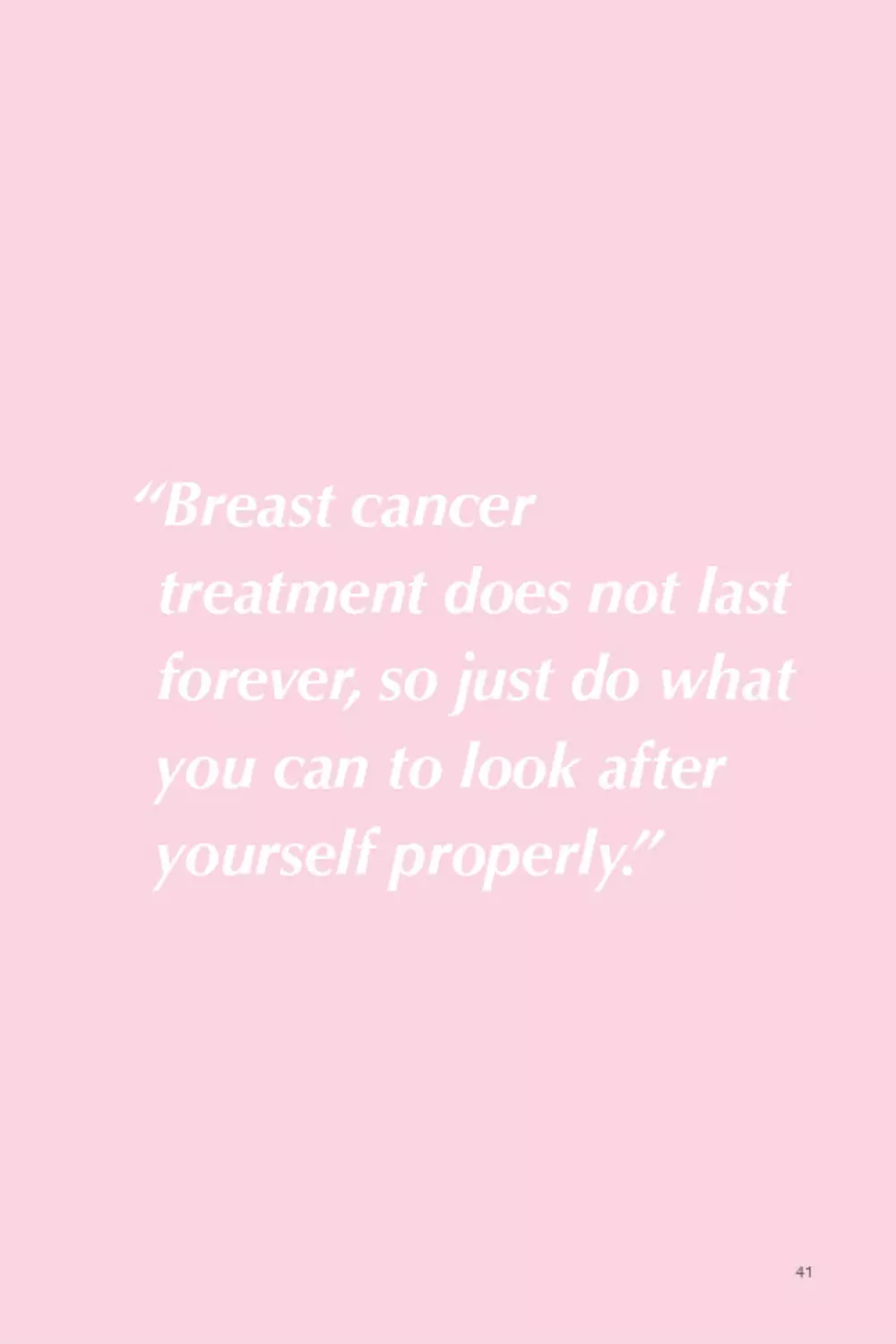 Campanha da Estée Lauder: citações sobre câncer de mama 26294_5