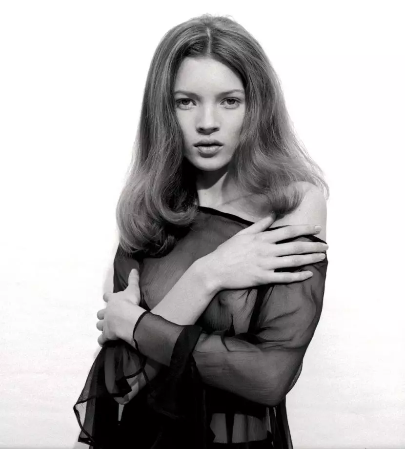 Estilo de los 90 de Kate Moss