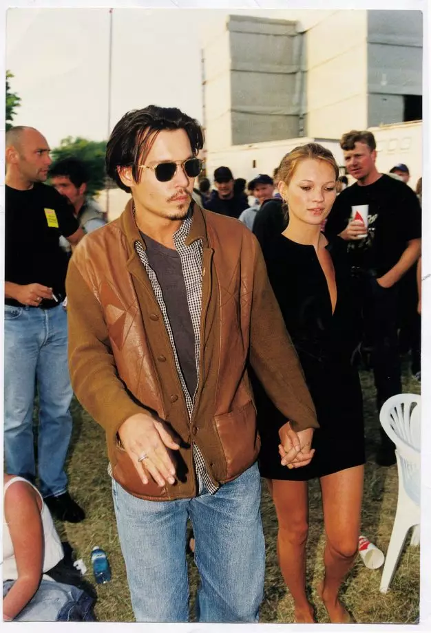 Stile anni '90 di Kate Moss