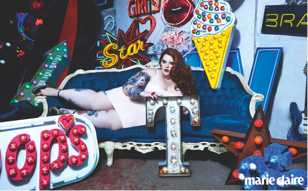 Sesión de fotos e entrevista de modelo de talla grande Tess Holliday 27398_1