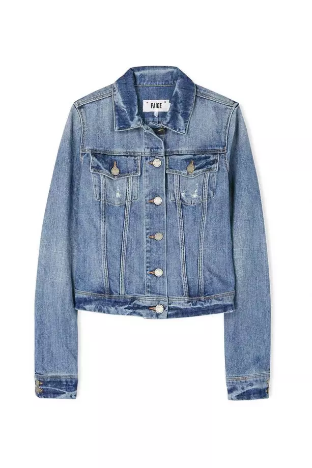 PAIGE DENIM Jacket Iliyofifia ya Vermont, £210