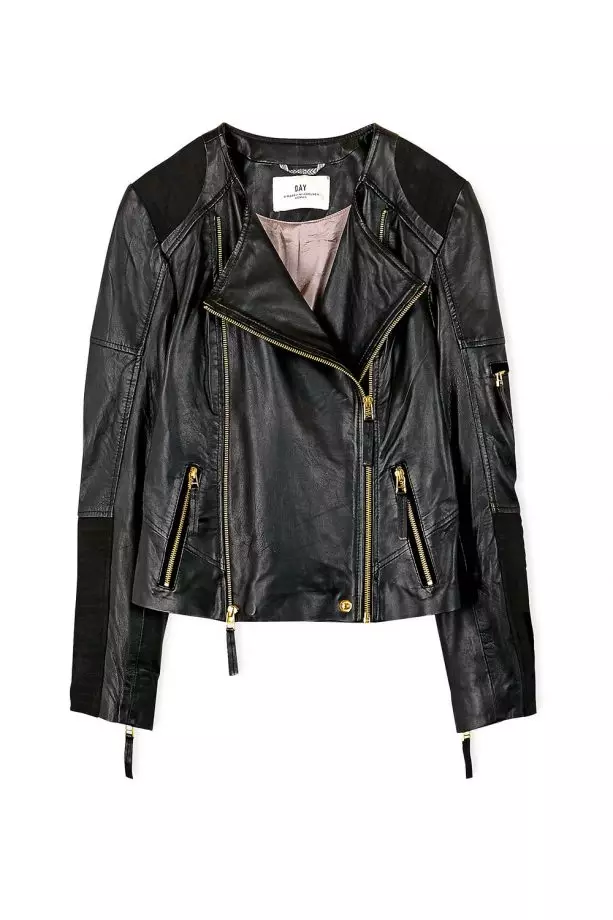 DAY BIRGER ET MIKKELSEN Cut Leather Jacket Quilted, £510