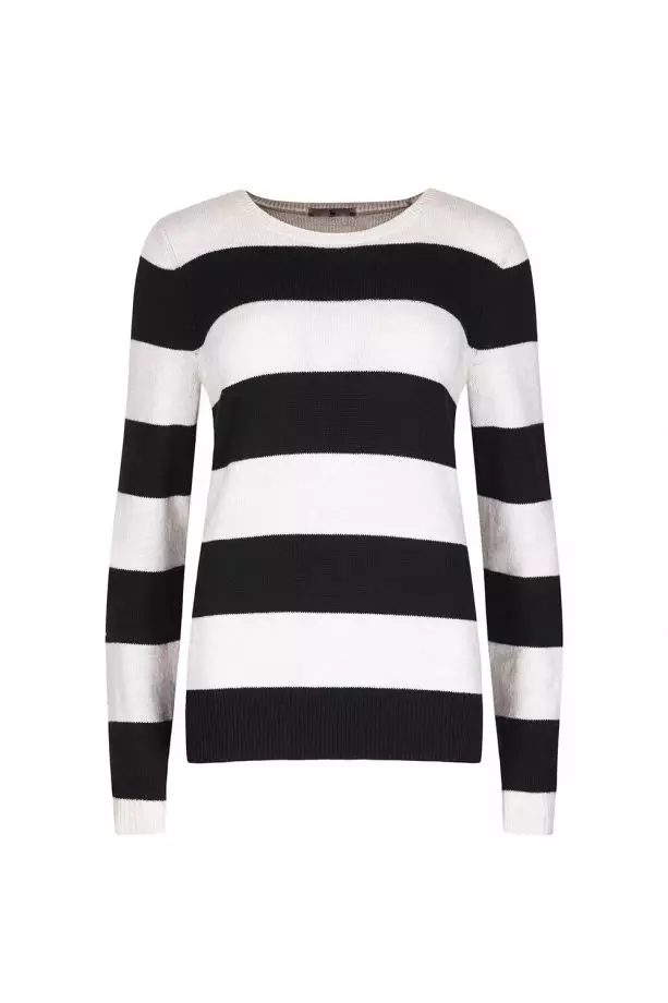 Striped Long-Sleeved Knitted Top, Tu ing Sainsbury's