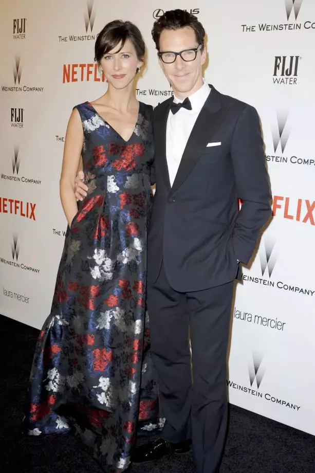 Sophie Hunter ir Benedictas Cumberbatchas