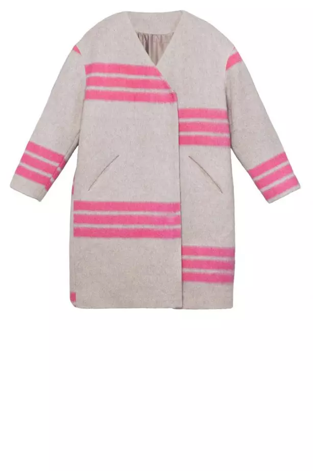& Lipale tse ling Pink & Gray Coat, £165