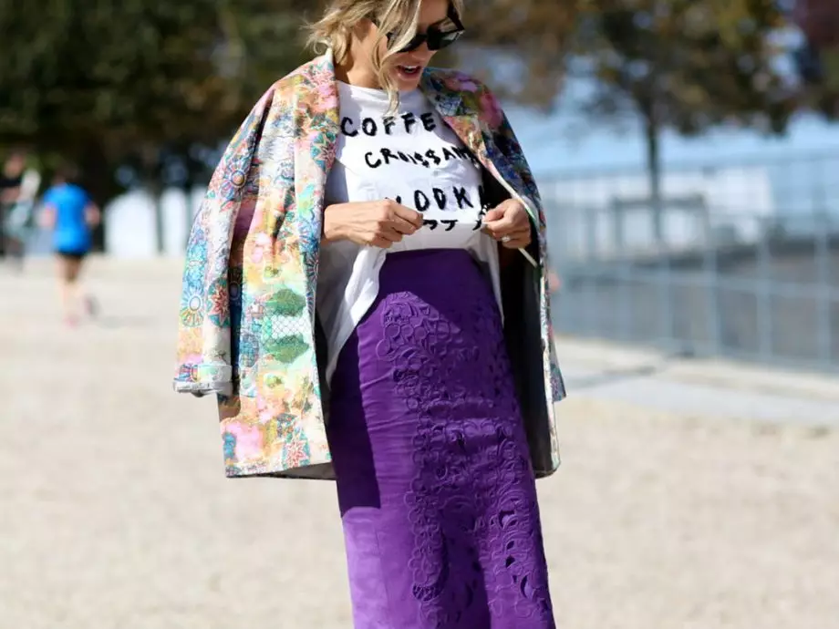 Suede Skirt Street Style2