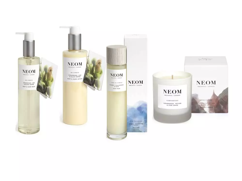 Neom Organics සමඟ ආතතිය දුරු කරන්න 30160_1