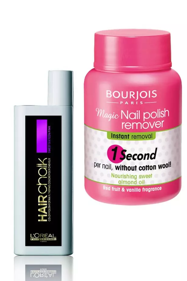 Bourjois Magic Nail Polish Remover आणि L'Oreal Hair Chack चा फोटो