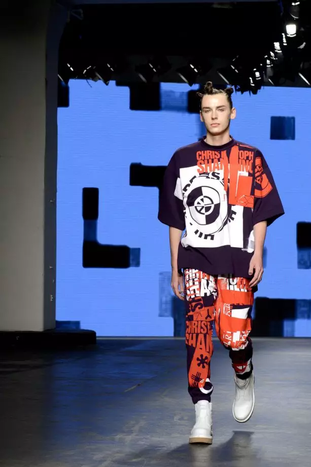 Christopher Shannon Gwanwyn/Haf 2015 Yn The London Collections: Mens