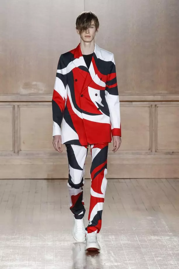 Alexander McQueen Gwanwyn/Haf 2015 Yn The London Collections: Mens