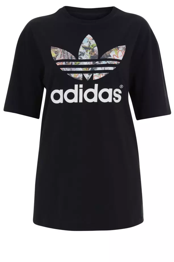 Camiseta Topshop x Adidas Originals para mulleres