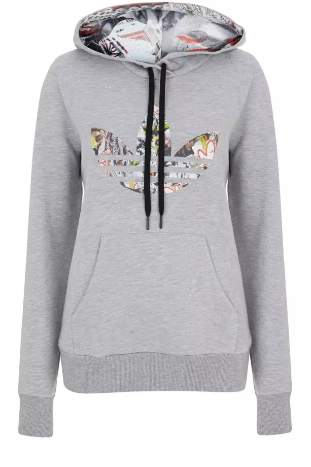 Sudadera con capucha para muller Topshop x Adidas Originals