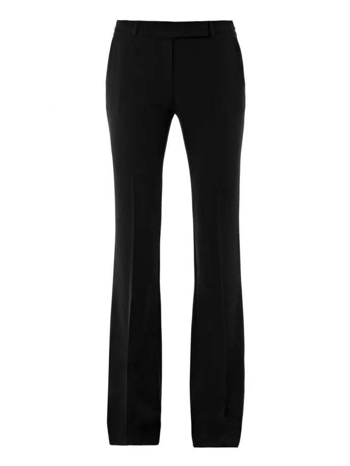 Alexander Mcqueen Boot-Cut Crepe Trousers, £496, itom