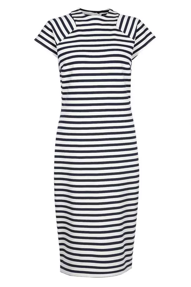 M&S Striped Midi Dress, £49.50 itom ug puti
