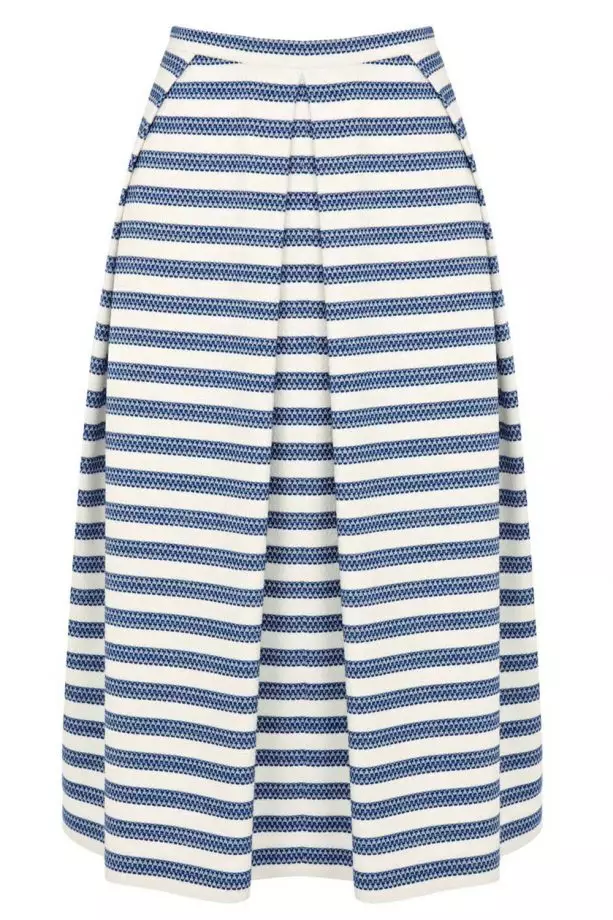 Oasis Stripe Midi Skirt